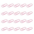 20Pcs Colored Paper Clip 50mm Large File Clip Metal Paperclips Colorful ...