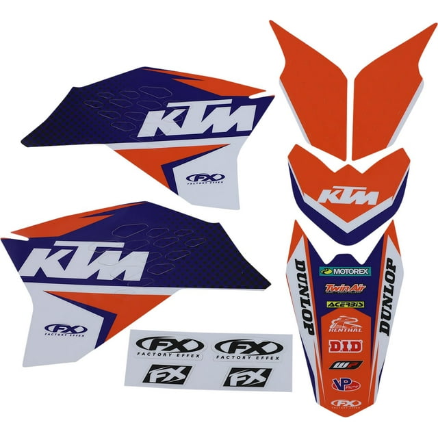 Factory Effex KTM EVO 18 Series Shroud Graphics Kit (24-01504) - Walmart.com
