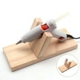 Hot Glue Holder, Wood Hot Melt Glue Stand, Hot Melt Glue Base, Craft Room Organizer - Walmart.com