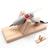 Hot Glue Holder, Wood Hot Melt Glue Stand, Hot Melt Glue Base, Craft ...
