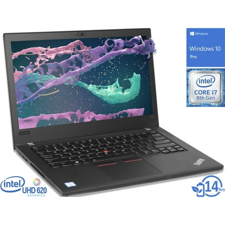 Lenovo ThinkPad T480 Notebook, 14" FHD Display, Intel Core i7-8650U ...