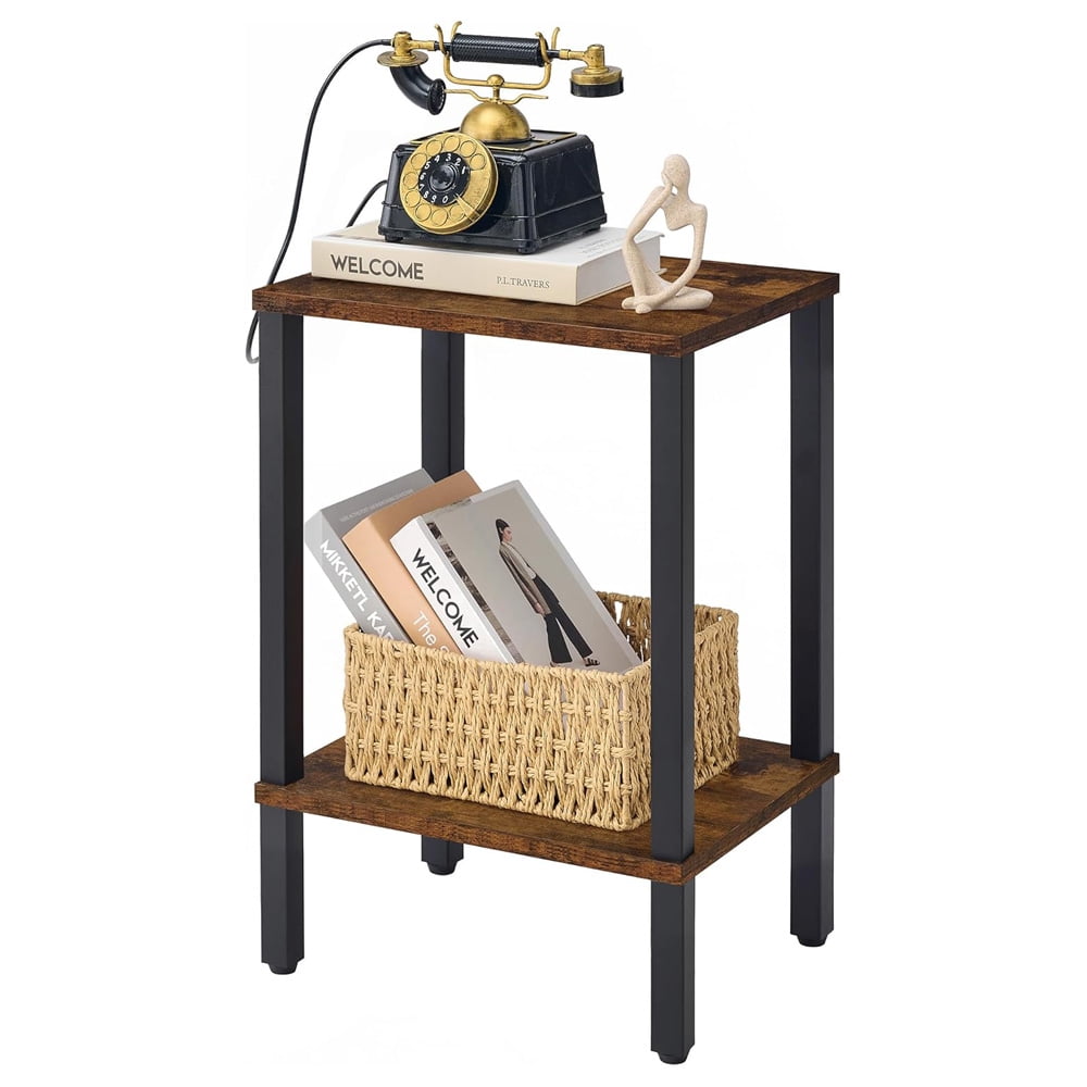 Click here for Ax Gear Axgear End Table 2 Tier Bedside Nightstand... prices