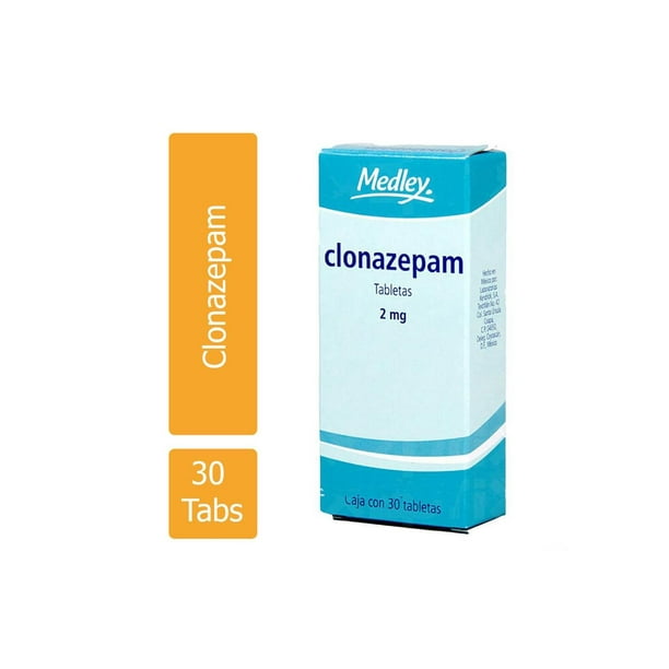 Clonazepam 2 mg Caja Con 30 Tabletas | Bodega Aurrera en línea