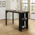 Hillsdale Furniture Knolle Park Wood Counter Height Table, Black with ...