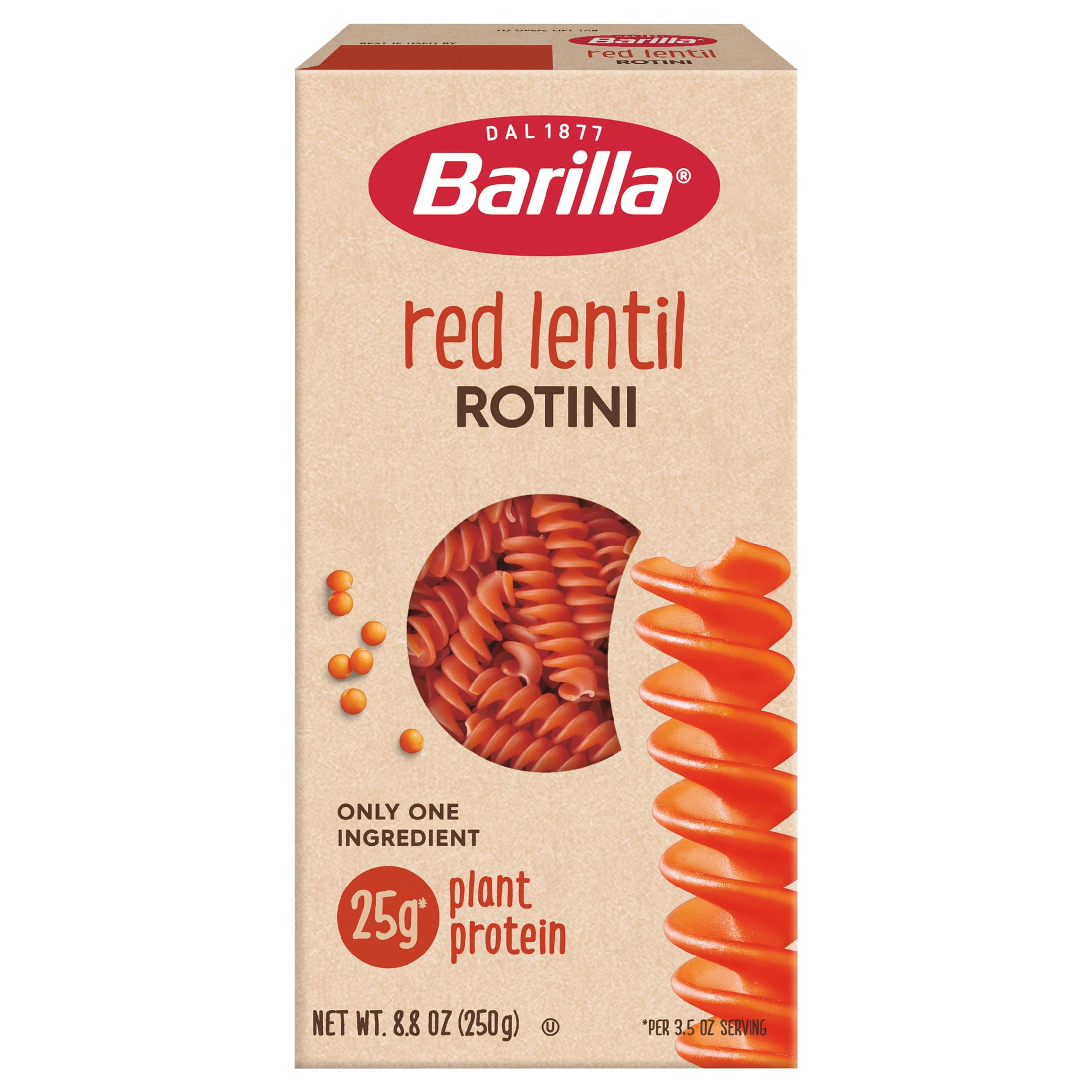 Barilla Gluten Free Red Lentil Rotini Pasta, 8.8 oz - Walmart.com