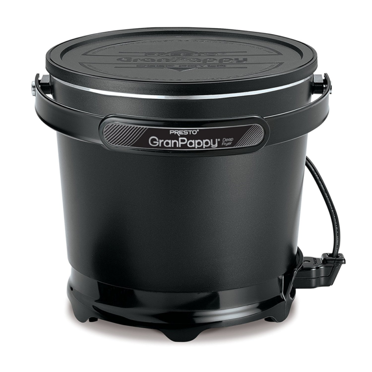Presto Electric Gran Pappy Deep Fryer with Oil Storage, 1500 Watts ...