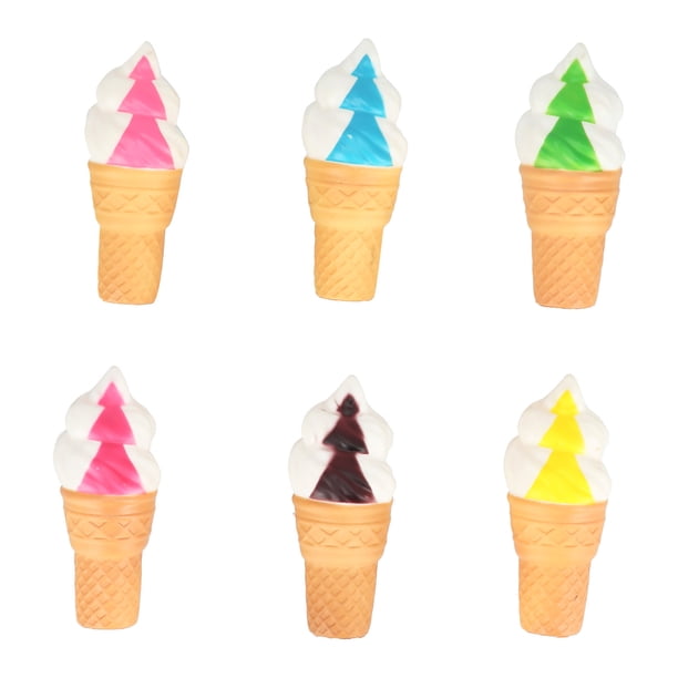 Ice Cream Pretend Play Toy, Simulation Ice Cream 6pcs Home Decoration ...