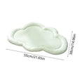 Cififendec Cloud-Shaped Cooling Pet Bed, 21.65"×15", All-Season ...