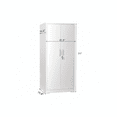 Container Furniture Direct Ironclad 71" Metal Storage Cabinet with ...