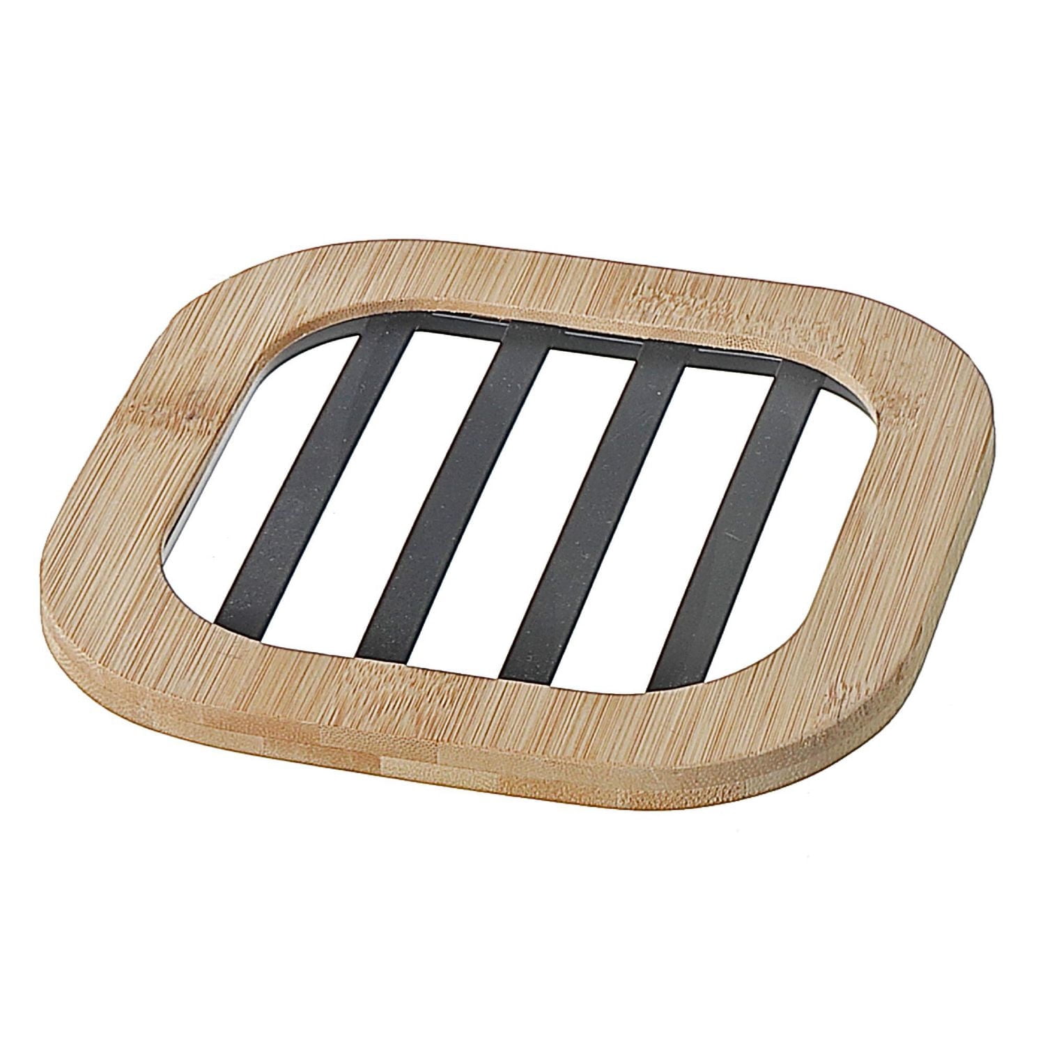 Click here for Ih Casadécor Metal Trivet With Bamboo Sides 12 In prices