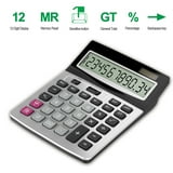Helect Business Standard Function Desktop Calculator - Silver - Walmart.com