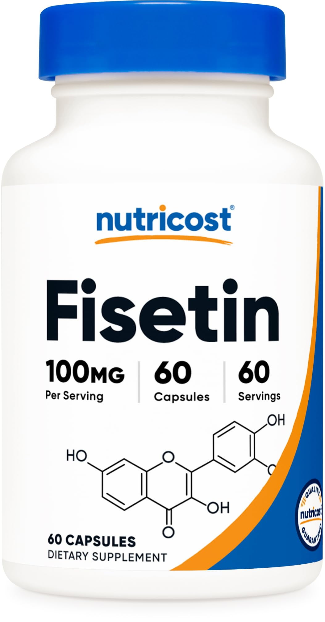 Suplemento Nutricost, cápsulas de fisetina, 100 mg, 60 cápsulas ...