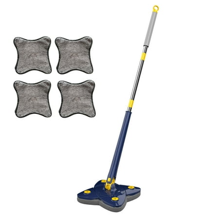 matoen 360° Rotatable Cleaning Mop New Four Corner Telescoping Mop 363 ...