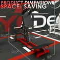 syedee Plate Loaded Hack Squat Machine with Band Pegs, V Squat Machine ...