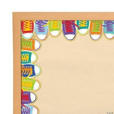 Paw Print Bulletin Board Border - Educational - 12 Pieces - Walmart.com