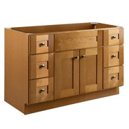 Design Element Austin 60" Vanity Base Only in Walnut - Walmart.com