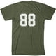 Standard White Jersey Number 88 Men's Modern Fit T-Shirt - Walmart.com
