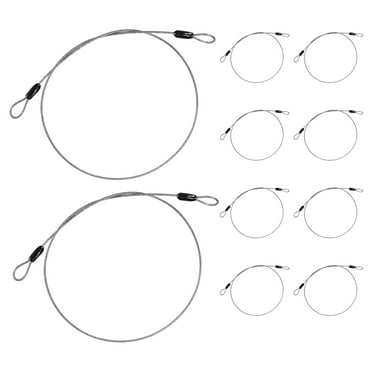 Security Cable 2.5mm x 0.5m/1.64ft Coated Luggage Lock Wire Rope with ...