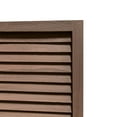 Screen Gems Shutter Screen SG-237 Washed Brown - Walmart.com