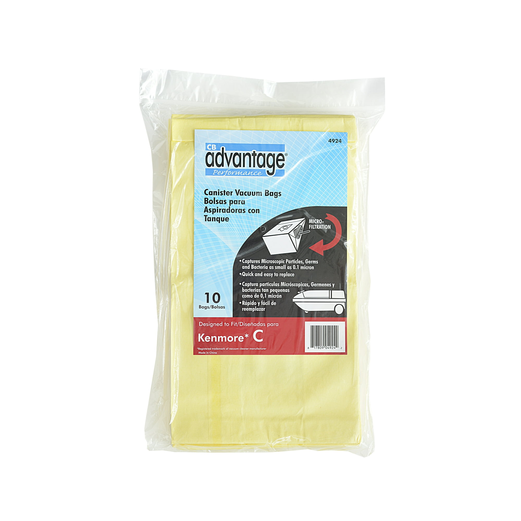 Click here for Kenmore C - Replacement Vacuum Bags - 10 Pack prices