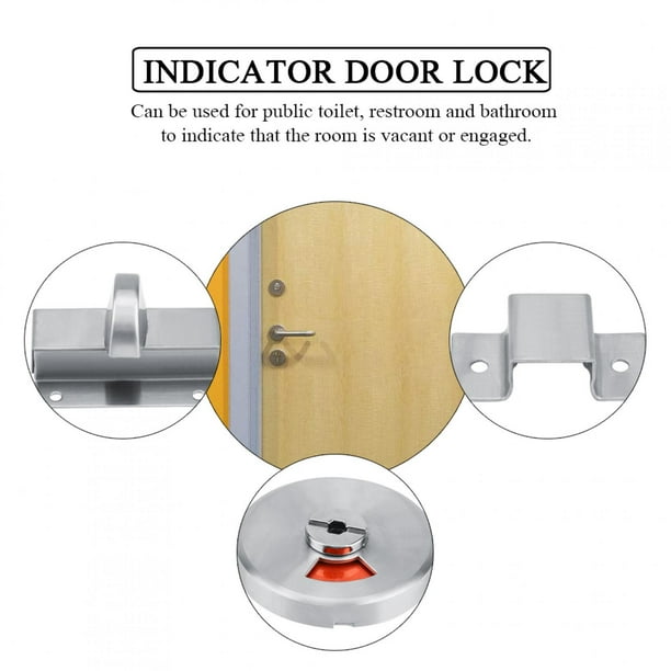 Indicator Door Lock,Bathroom Restroom Toilet Privacy Toilet Door ...