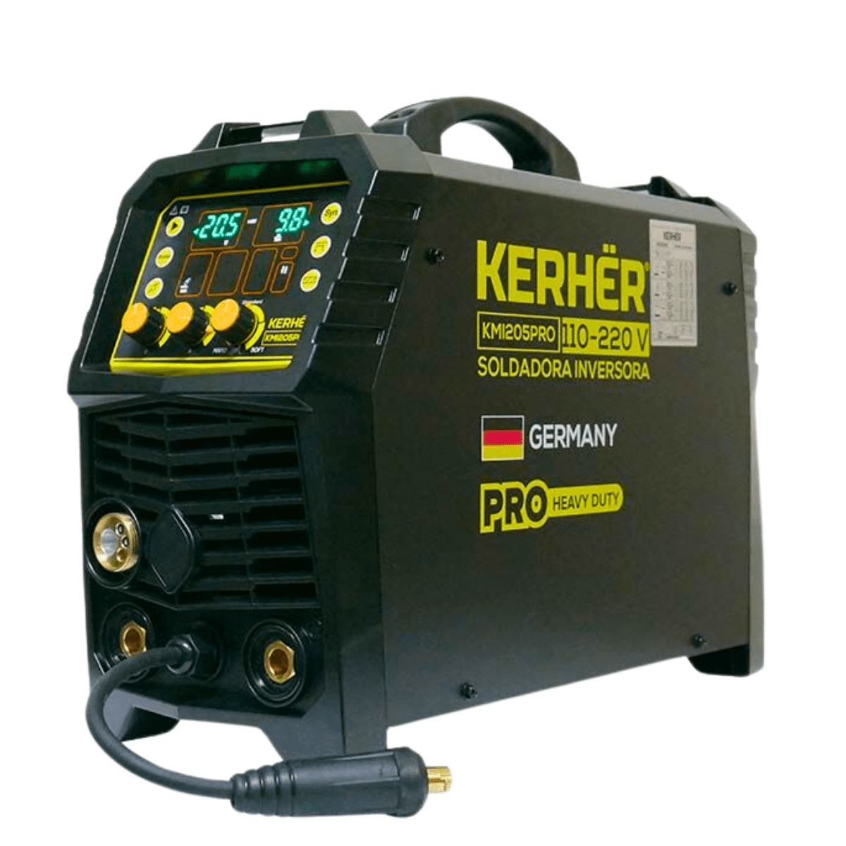 Máquina soldadora inversora Kerher Multiprocesos Electrodo,Micro,Tig ...