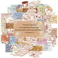 100 PCS Unique Vintage Inspirational Quote Stickers, No Repeat ...