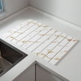 16x12Inch Siliceous Earth Kitchen Drying Mat 7 Needle Plan Natural ...