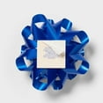 6" Oversized Glossy Blue Gift Bow | Decorative & Eye-Catching - Walmart.com