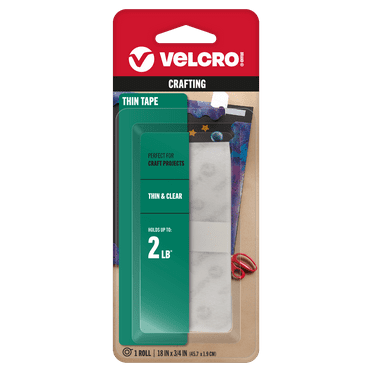 VELCRO Brand - Thin Clear Fasteners | General Purpose/ Low Profile ...