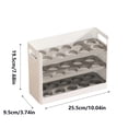 Egg Storage Bin, Egg Compartment For Refrigerator, 10.04x7.68x3.74 Inch ...