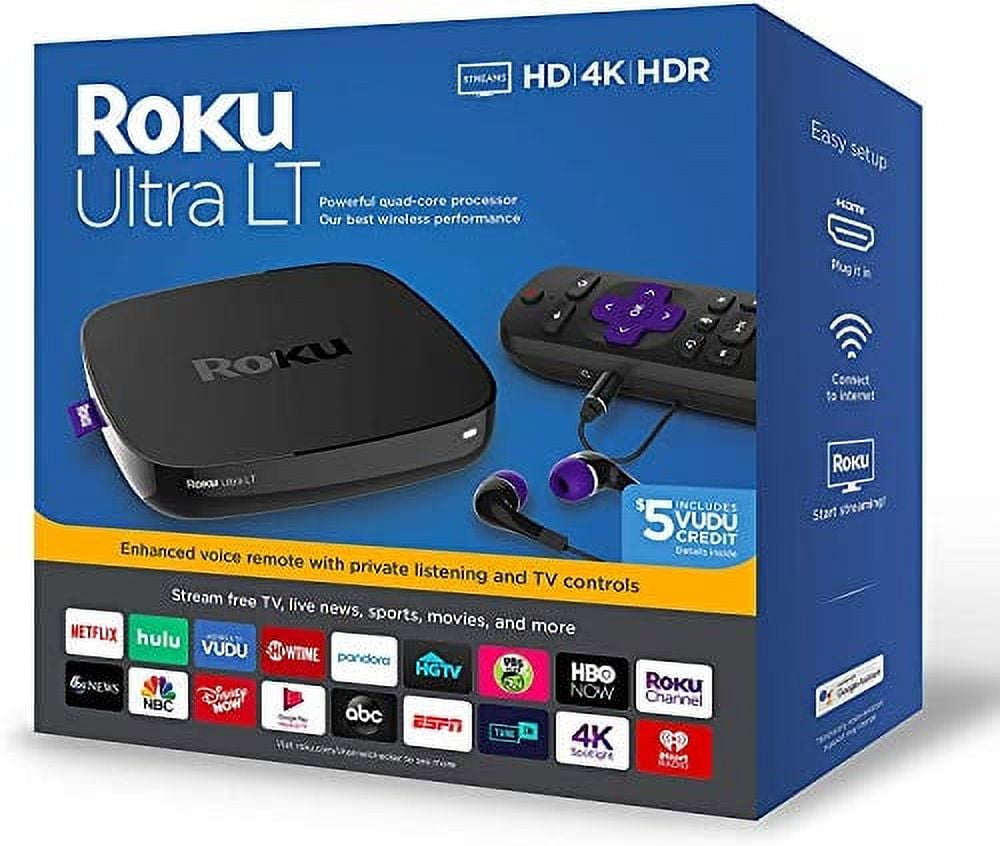 Dispositivo de Streaming Roku Ultra LT Roku Ultra LT 4K HDR ; 4662RW ...