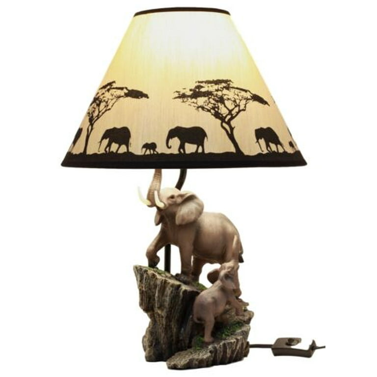African Animal Table Lamps
