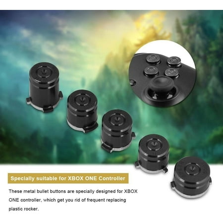 Bullet Buttons for Xbox ONE Controller, Metal Alumium Alloy Thumbsticks ...
