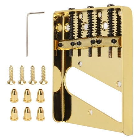 Guitar Bridges, Metal Gold Vintage Bridge Assembly For Guitars ...