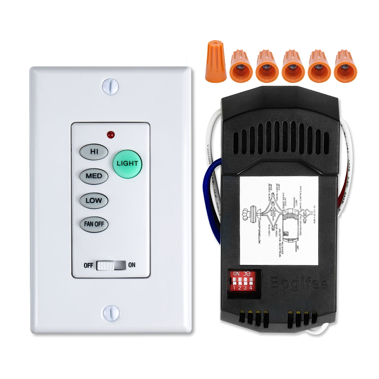 Hampton Bay Universal Ceiling Fan Remote Control Kit | Shelly Lighting