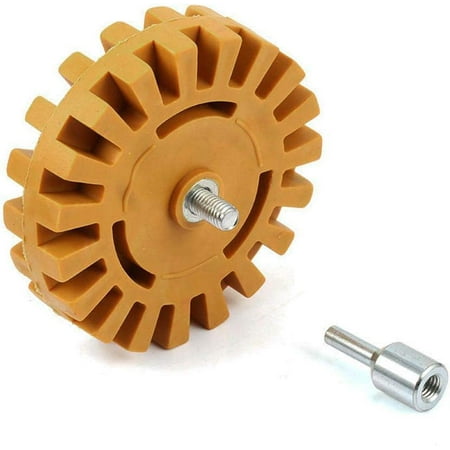 YERDGARY 4 inch Pneumatic Rubber Tire Eraser Disc Tire Tire Eraser ...