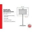 Gibraltar 5-Pack 24" x 30 Sound Shield for Music Stand w/ Clips ...