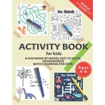 Polka Dot Paper Games Activity Book for Kids: Favorite Games in One ...