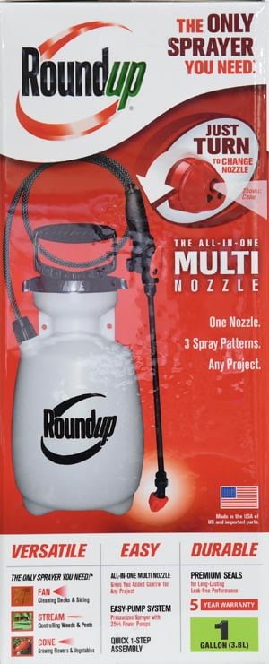 Buy Roundup 1 Gallon Lawn and Garden Sprayer with All-in-One Nozzle ...