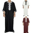 Mans Traditional Muslims Clothing Middle East Jubba Thobe Islamic ...