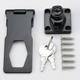 SUNFEX Door Locks 3Inch Locking Hasp And Staple With Keys Padlock ...