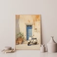 Affixzi Retro Wall Print, Neutral Vintage Motorcycle Art, Unframed ...