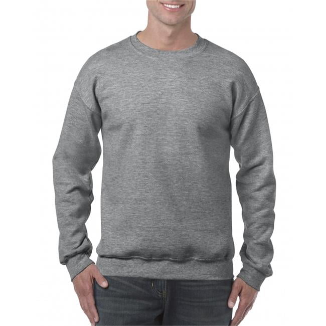 Gildan G18000-Graphite Heather-3X Heavy Blend Adult Crewneck Sweatshirt ...