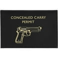 Concealed Carry Weapon Permit Holder Case (4.3 x 2.85 Inches, Black ...