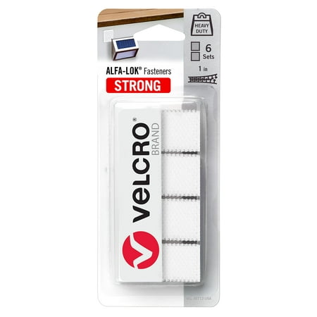 VELCRO Brand ALFA-LOK Fasteners | Heavy Duty Squares with Snap-Lock | 6 ...