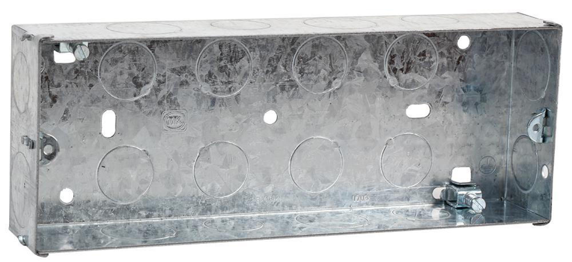 MK - 3 Gang 35mm Steel Back Box - Walmart.com