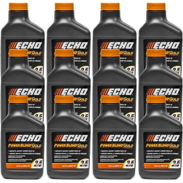 ECHO 6 Pack PowerBlend Gold 2-Stroke Engine Oil, 5.2 oz Bottle, 50:1 ...