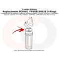 GE 3-Pack KWGE25RG O-Ring Seal for Water Filters GXWH04F, GXWH20F ...