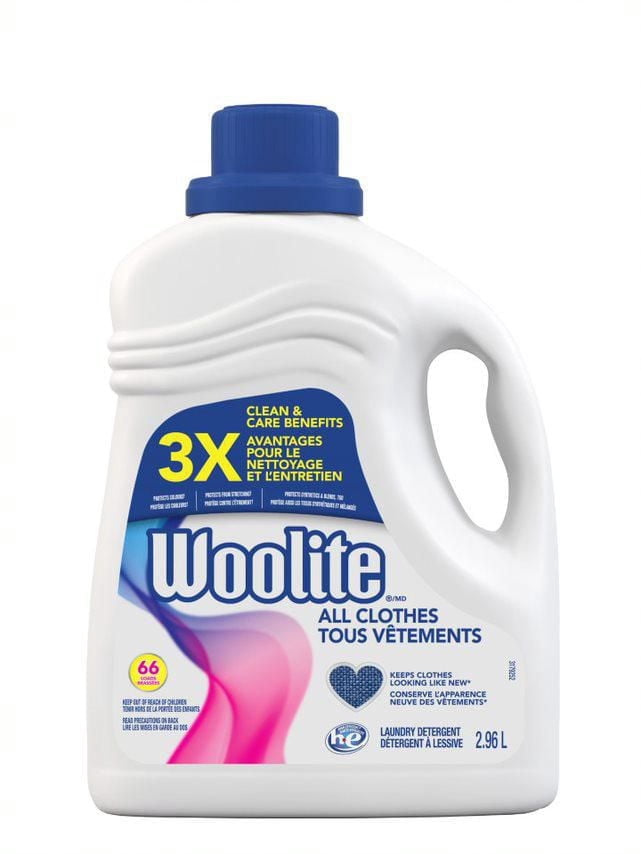 Woolite All Clothes Laundry Detergent 2.96L - Clothes looking like new ...